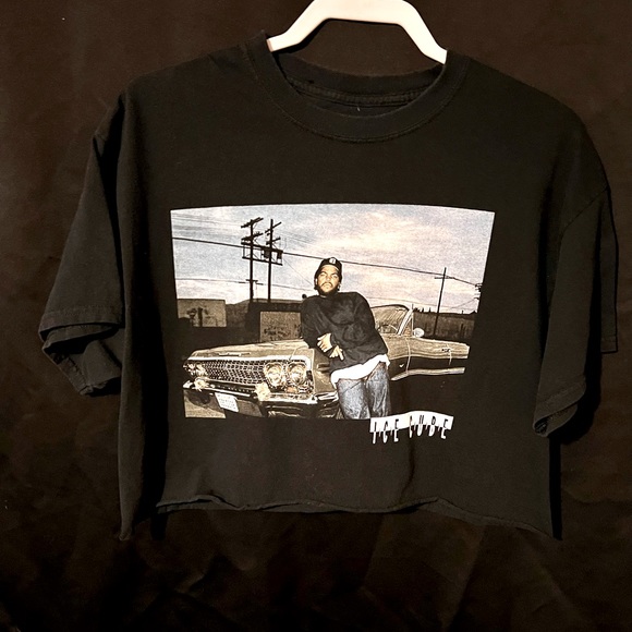 Tops | Genuine Ice Cube Tshirt Cut Into Crop Top Size Large But Not ...